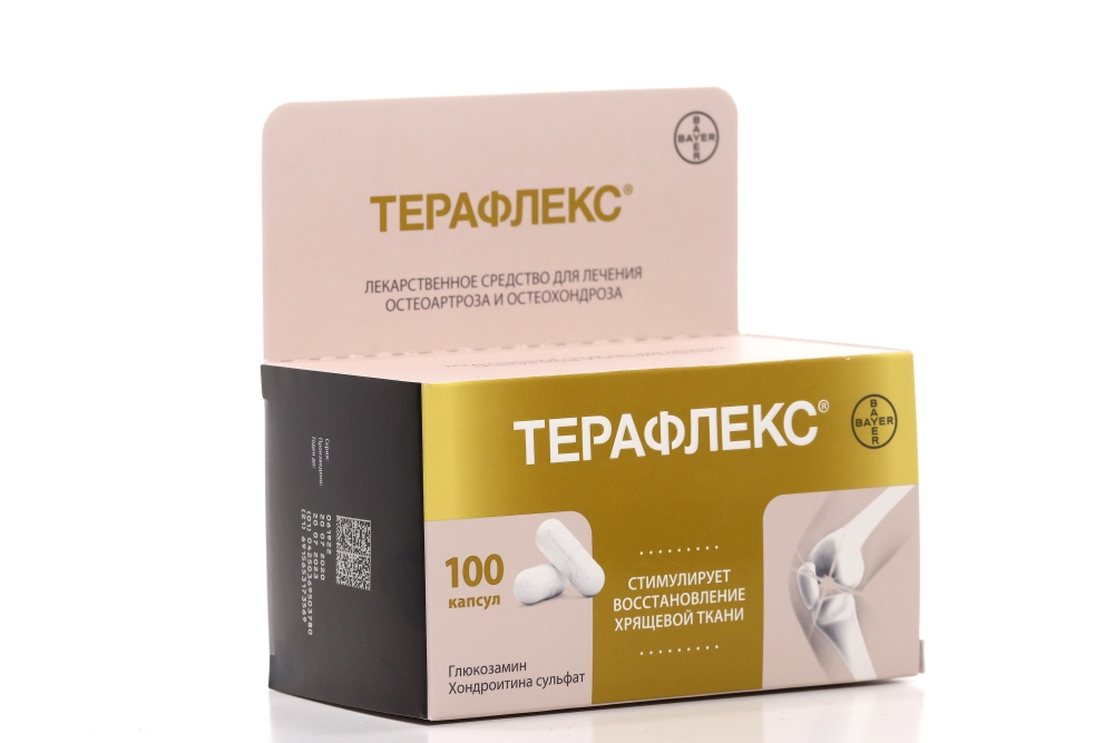 Терафлекс, 100 шт, капсулы – купить по цене 2493 руб. в интернет-аптеке ...